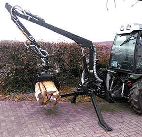 Ulrich Britz - Kommunaltechnik - Dreiseitenkipper mit Verladekran